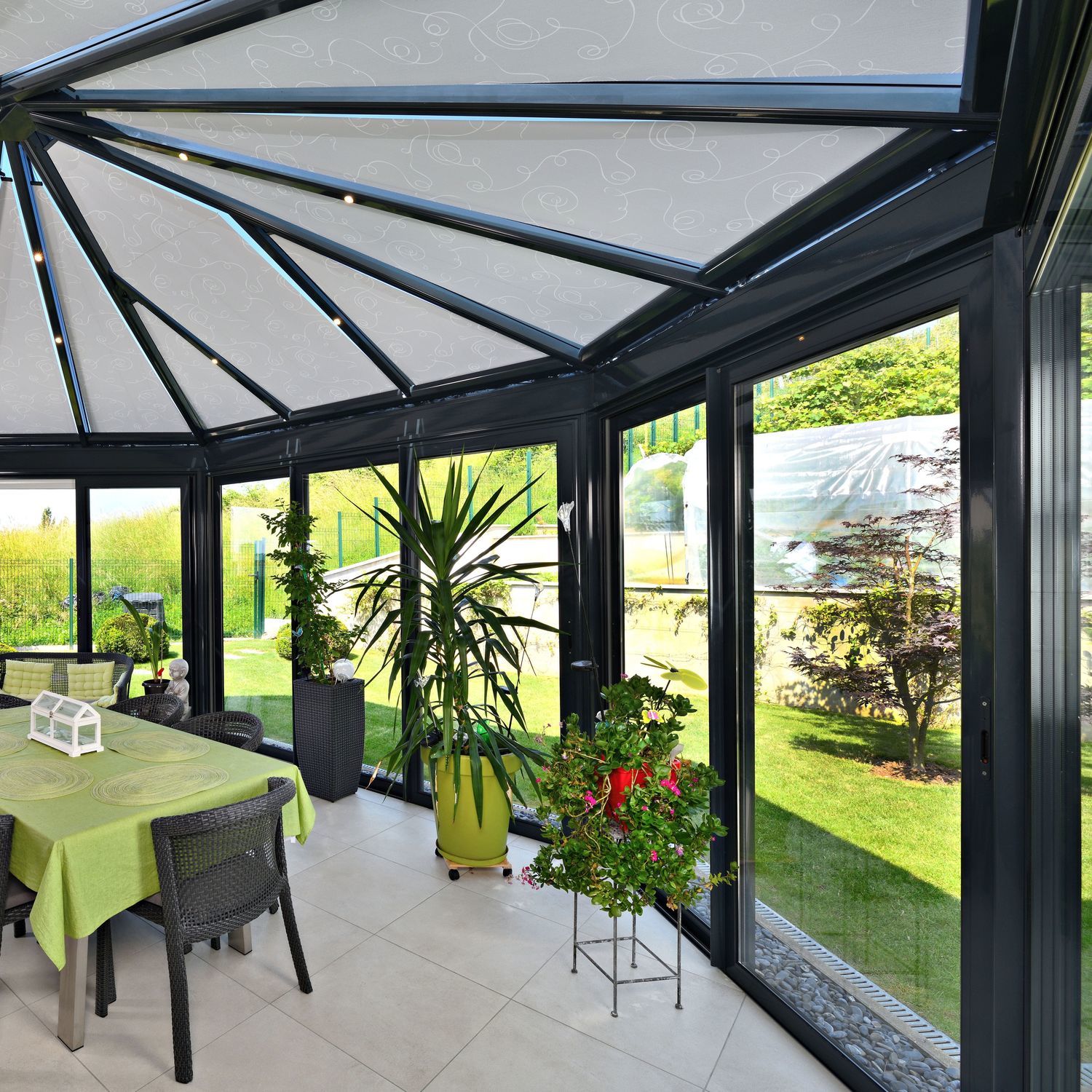 Store enrouleur - VEGA/VEGA COMPACT - REFLEX'SOL - pour véranda / pour ...