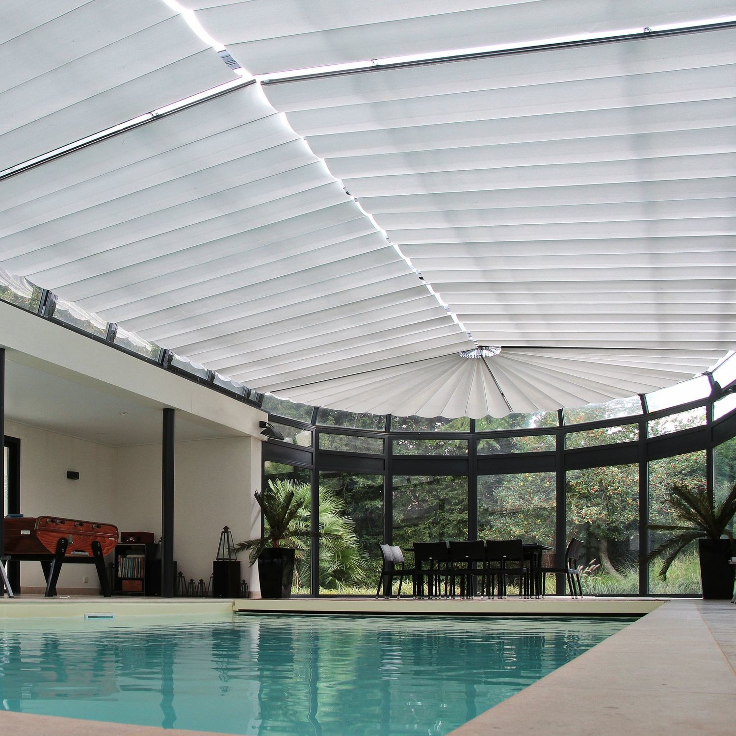 Store antichaleur - HABANIKO - REFLEX'SOL - plissé / pour véranda ...