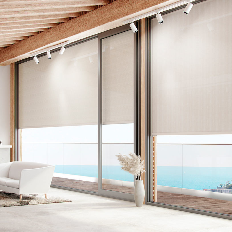 Protection solaire en tissu - Wind Screen - Saxun by Gimenez Ganga ...