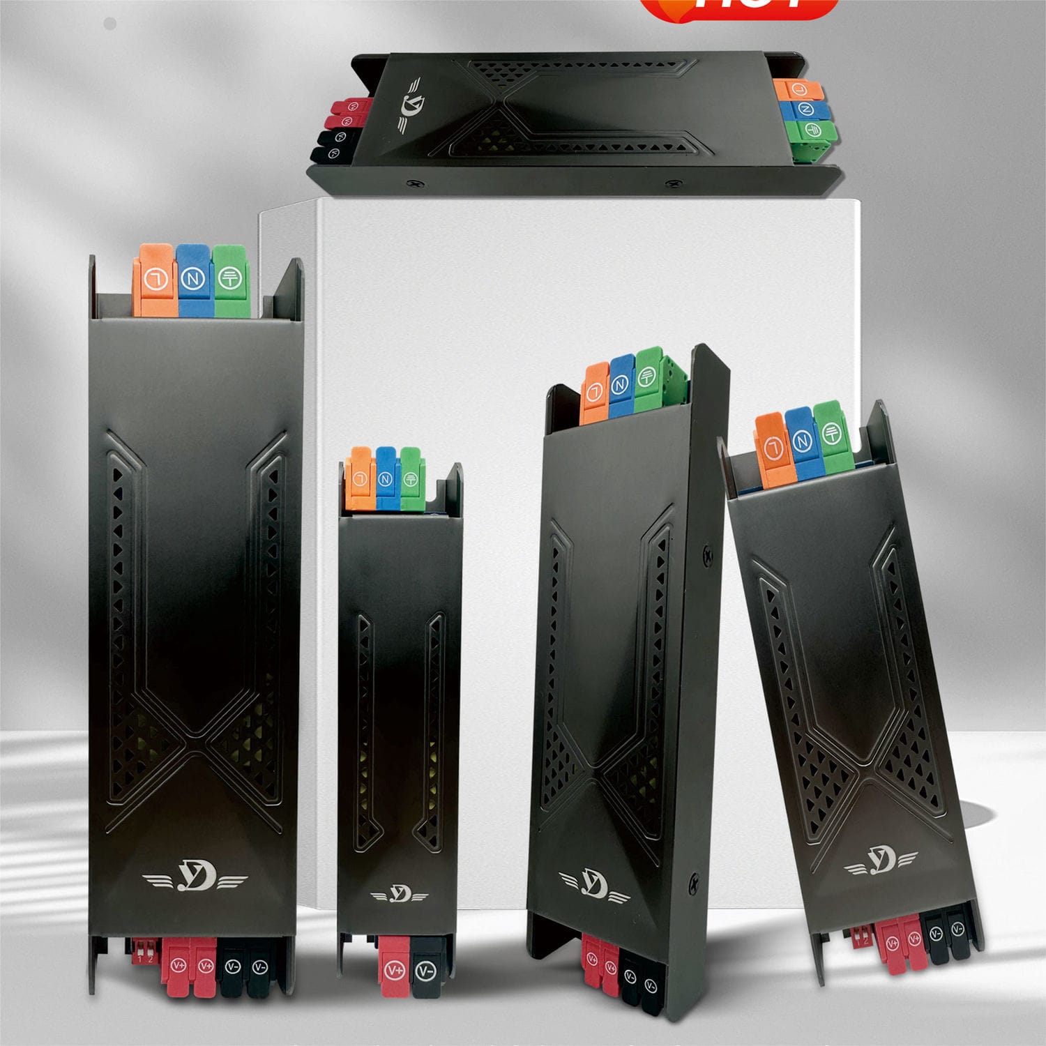 Alimentation électrique AC/DC - DY-400W-12/24-FL - Gaungdong Dingying Lightning Technology Co ...