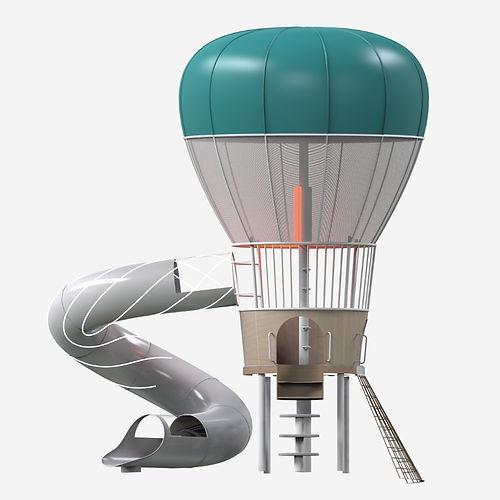 Tour de jeux avec toboggan - CLOUD EXPLORER - Play 9 Studios - pour ...