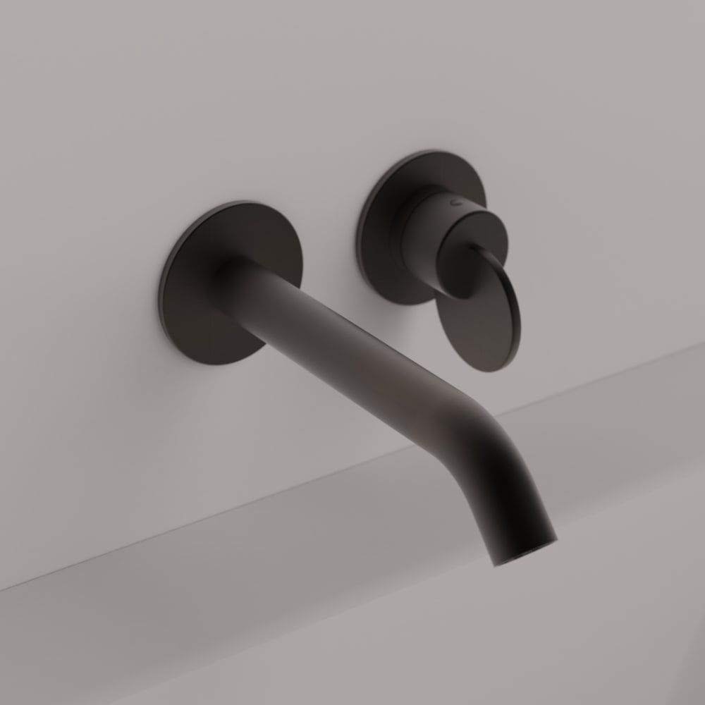 Mitigeur pour baignoire - LIMON - AGAPE - mural / en laiton / 2 trous