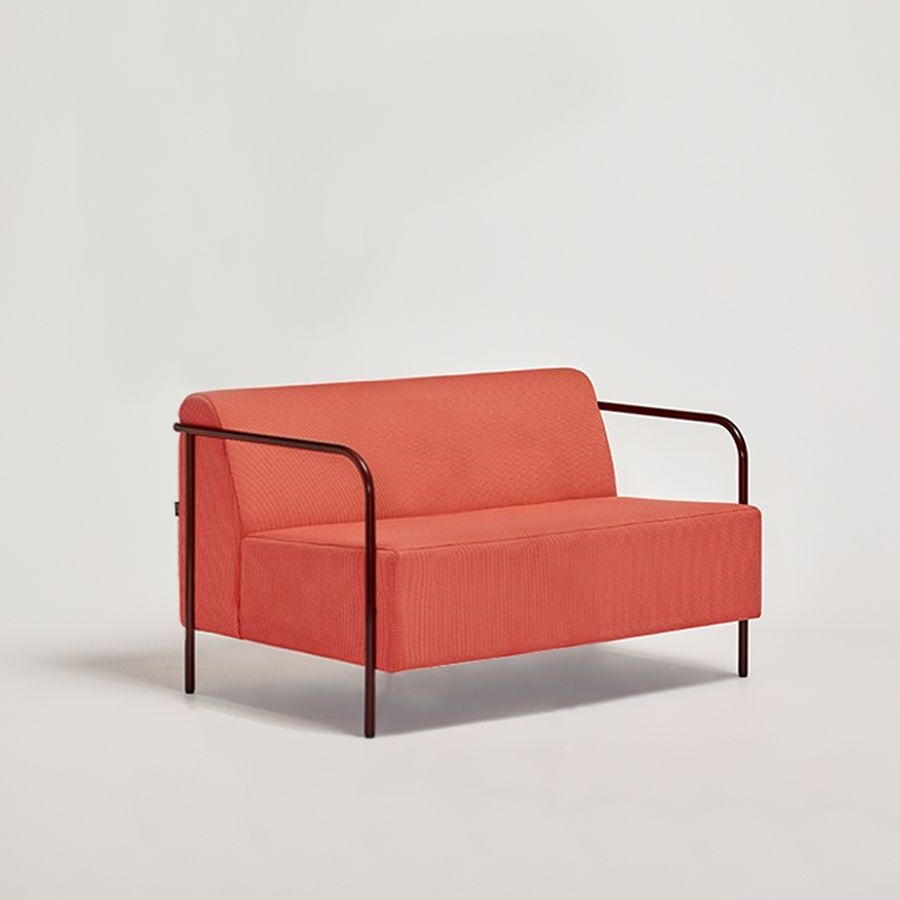 Canapé contemporain - BRIDGE - CAPDELL - en tissu / gris / marron