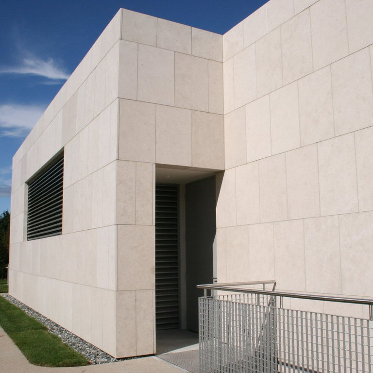 Limestone Front Facade