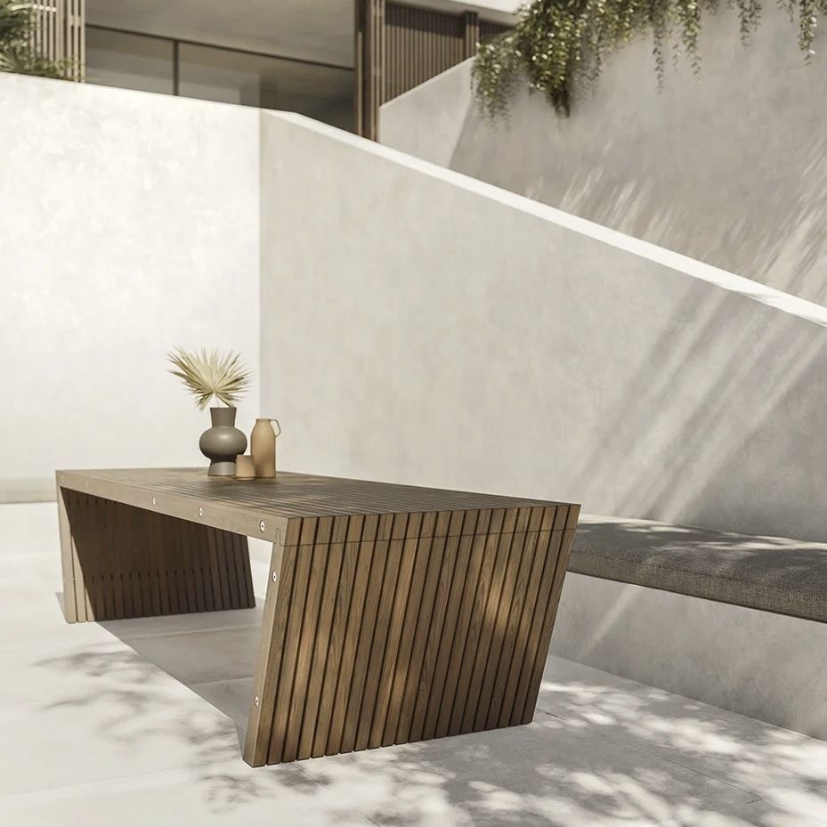 Table contemporaine - PROJECT 08 - MODULNOVA - en bois / avec piètement ...