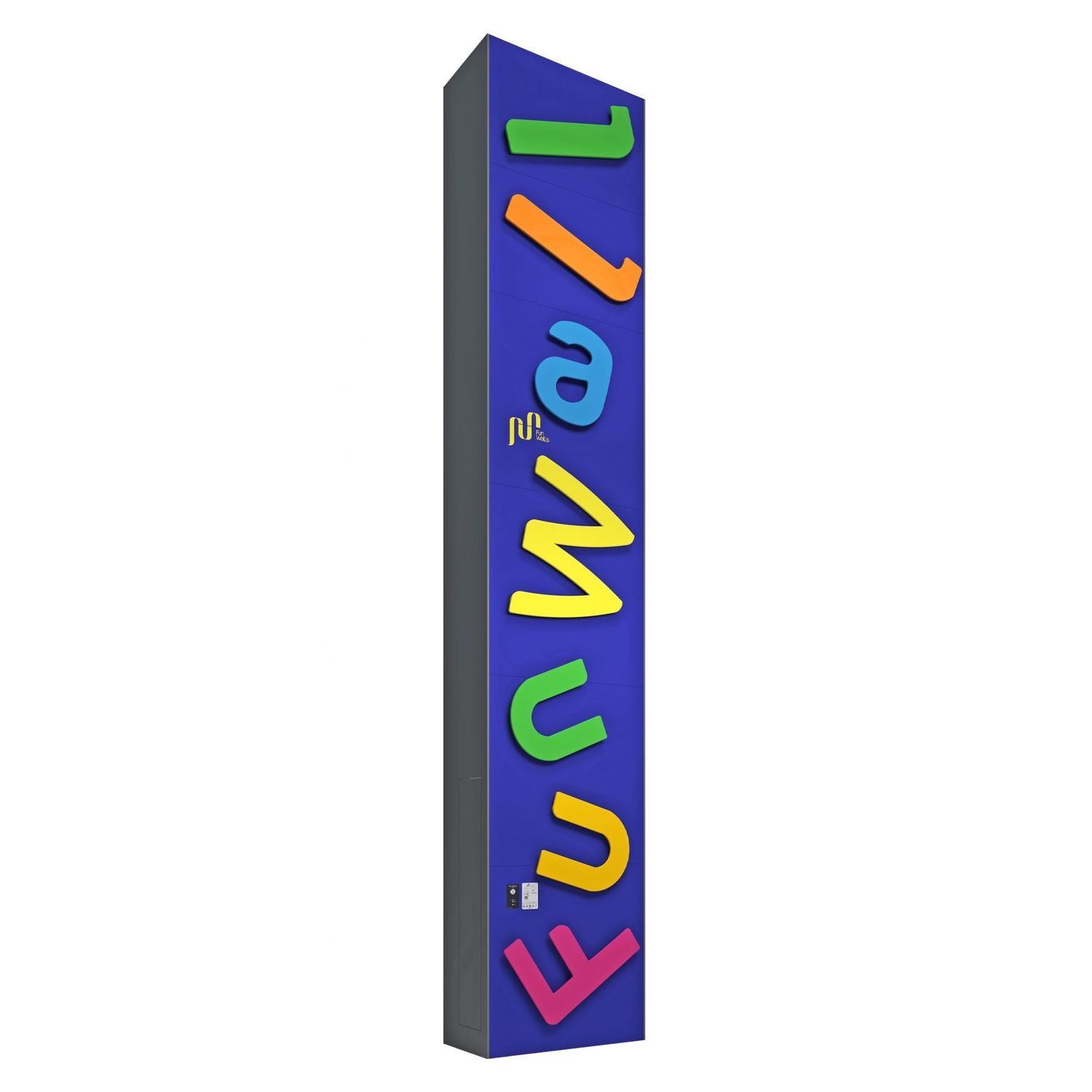 Mur d'escalade fixe - FUN - Walltopia - pour aire de jeux / d'extérieur