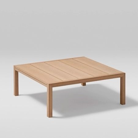 Table basse contemporaine - KUBIK - POINT - en bois / avec piètement en bois / carrée
