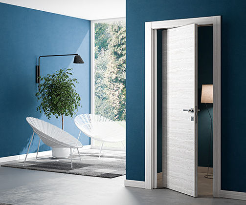 Porte d'intérieur - Otcdoors - en bois / roto-translatrice / contemporaine