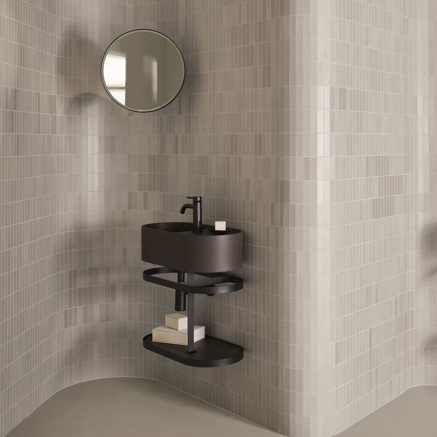 Meuble vasque suspendu - LES PETITES - CACAO - Ceramica Cielo - en ...