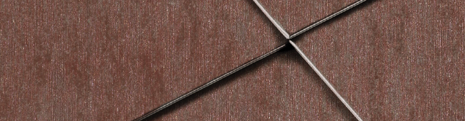 Tôle métallique décorative - TECU® IRON - KME - en cuivre / pour ...