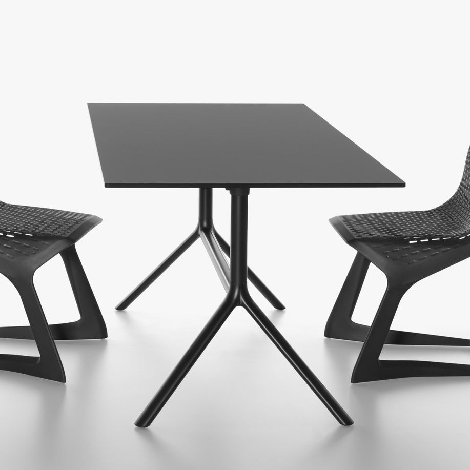 Table contemporaine - MIURA - PLANK - en MDF / en métal / en HPL