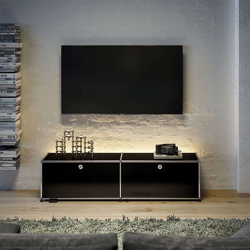 Meuble TV contemporain - USM Haller - USM Modular Furniture - lowboard ...