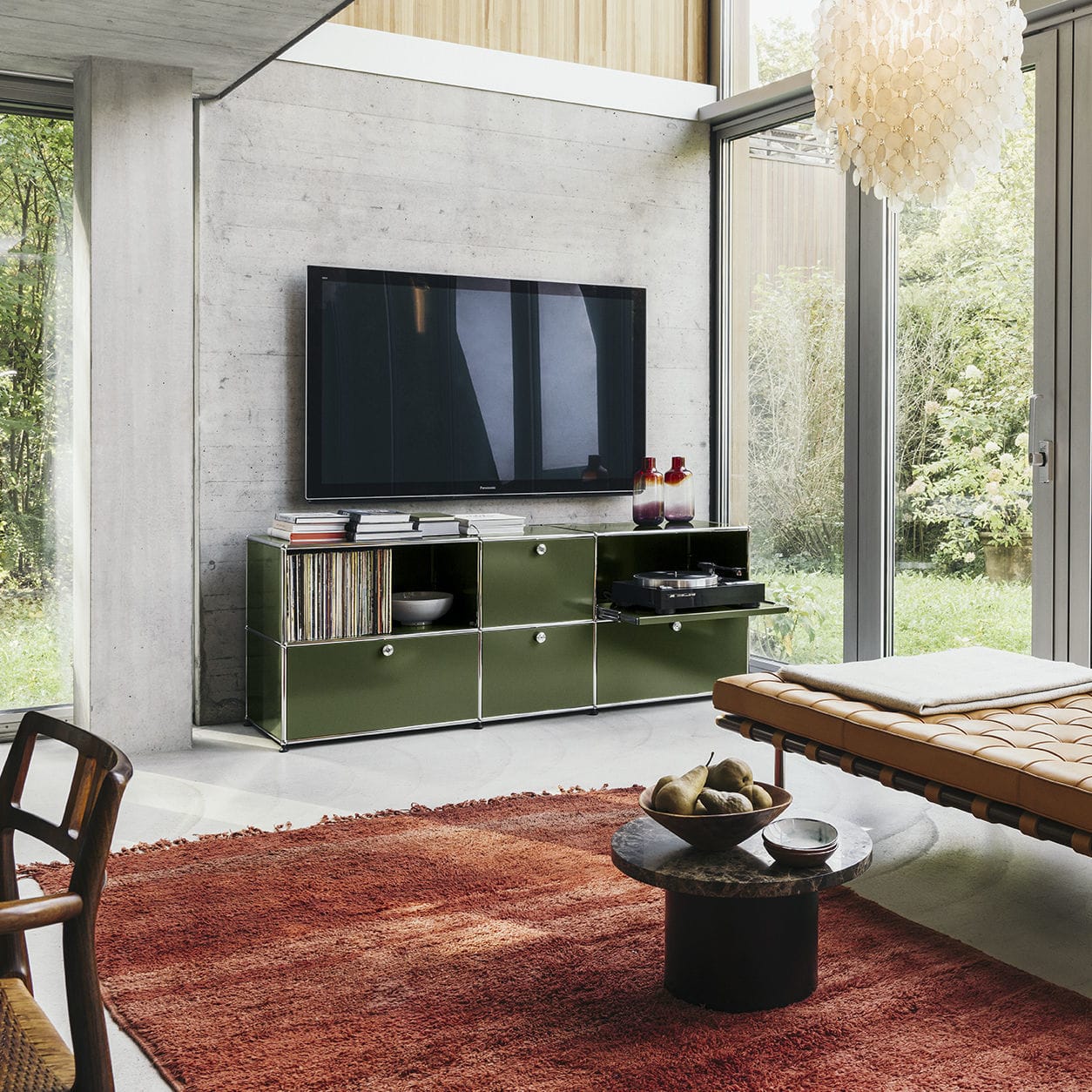 Meuble TV contemporain - USM Haller - USM Modular Furniture - avec ...