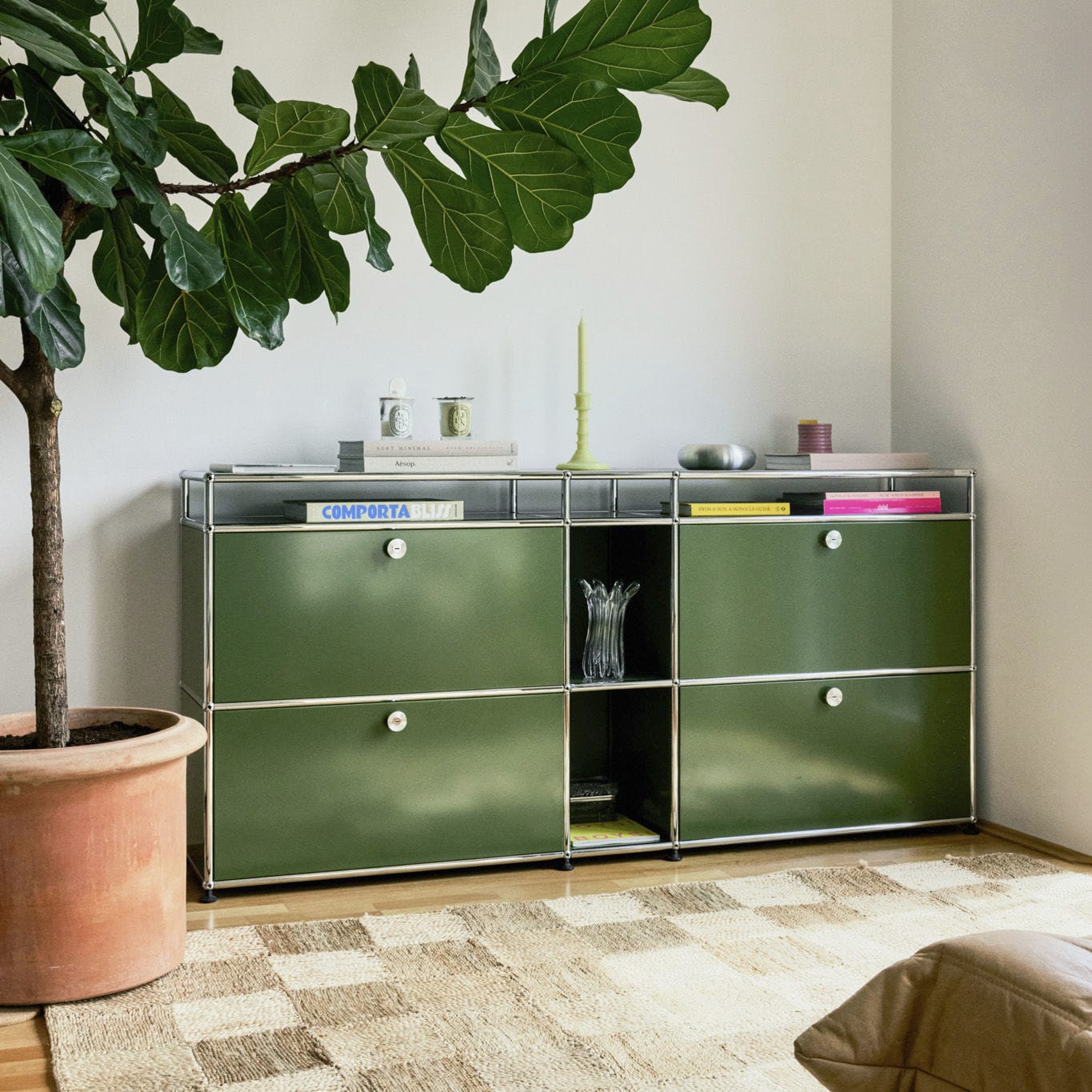 Console contemporaine - USM Haller - USM Modular Furniture - en métal ...