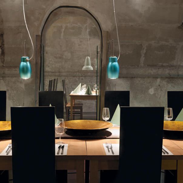 Suspension - BLOSSOM 37 - BELUX AG - en aluminium / contemporaine / jaune