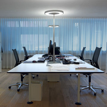 Lampe de bureau - DISK - BELUX AG - en aluminium / en PMMA / contemporaine