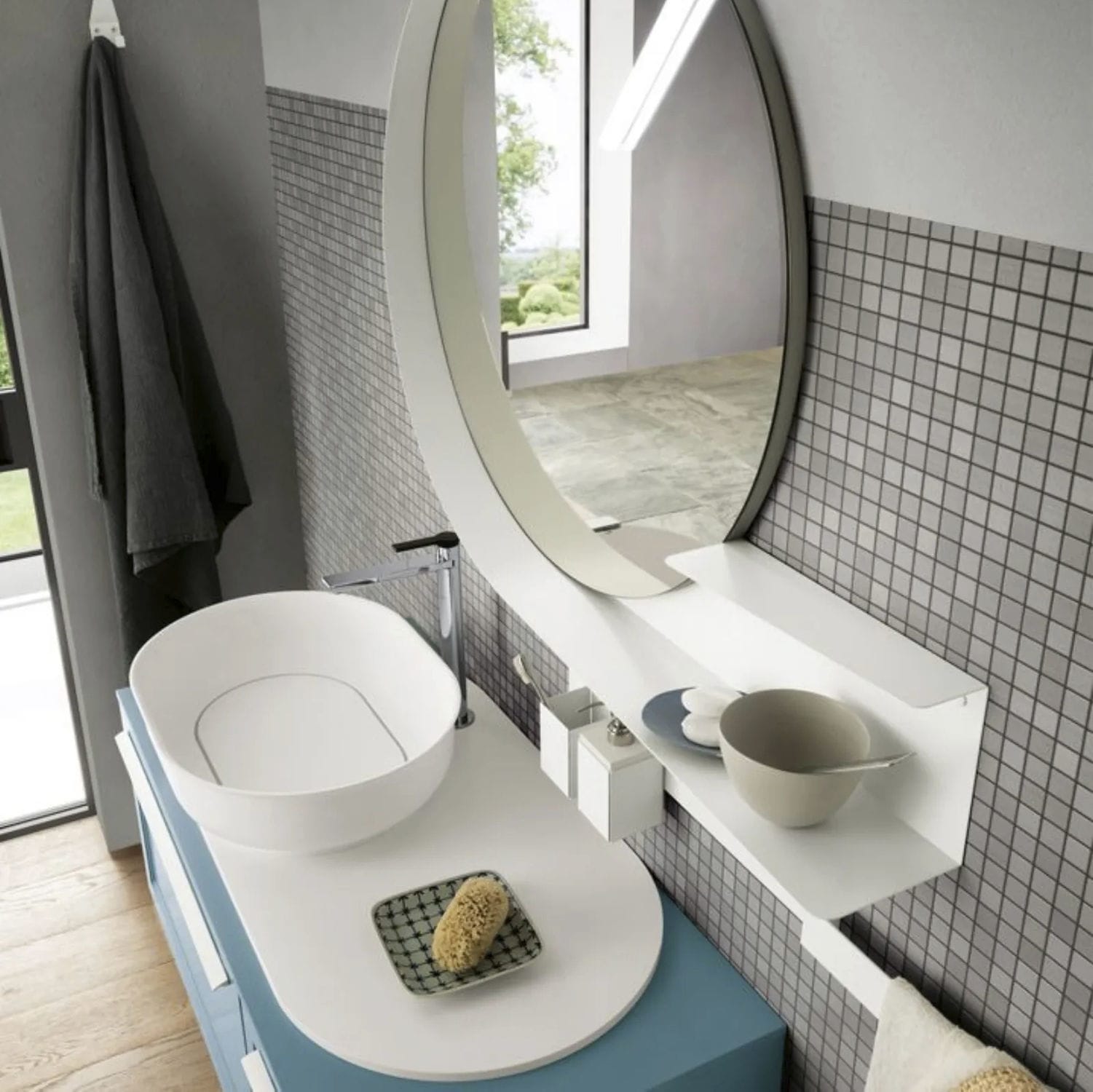 Meuble de salle de bain contemporain - SILK 02 - ARCHEDA - résidentiel ...