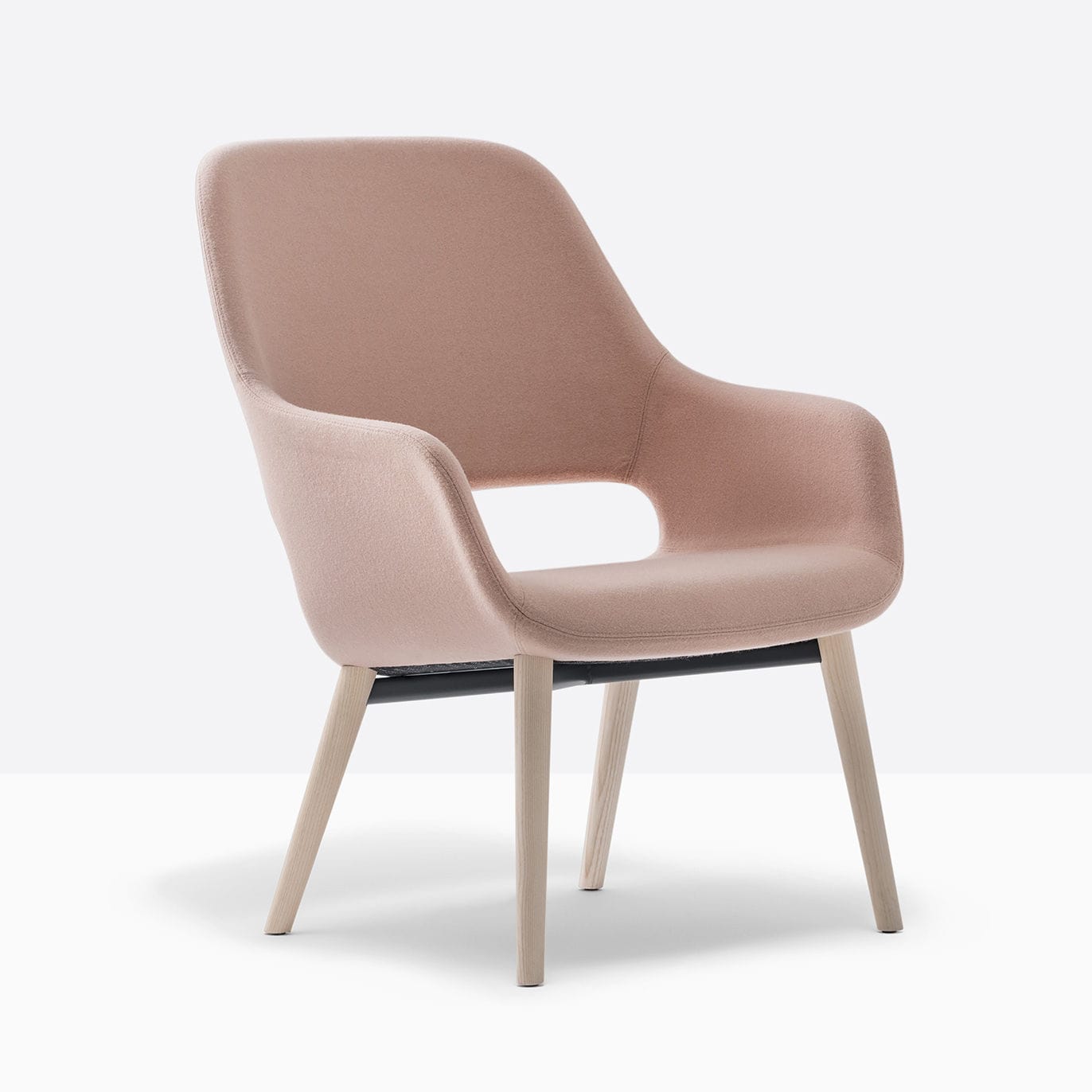 Fauteuil contemporain - BABILA COMFORT 2759 - PEDRALI - en tissu / bleu / jaune