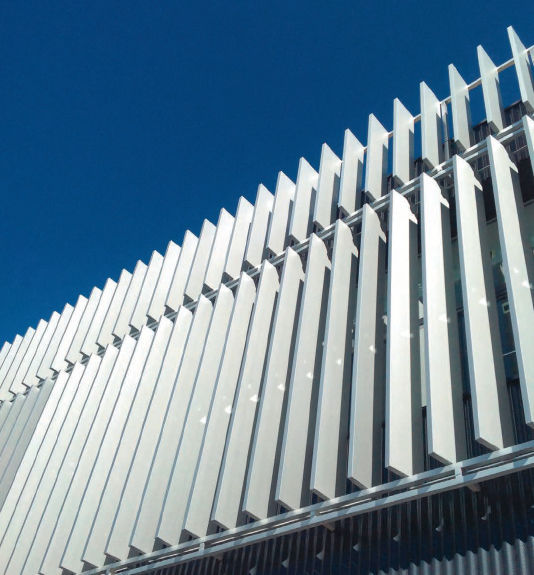 Brise-soleil en aluminium - DUTEC 150-300T - Durmi - pour façade ...