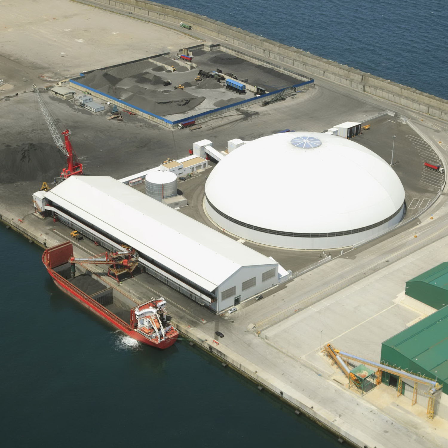 Charpente métallique de toiture - NAVE DE COQUE BILBAO - Lanik