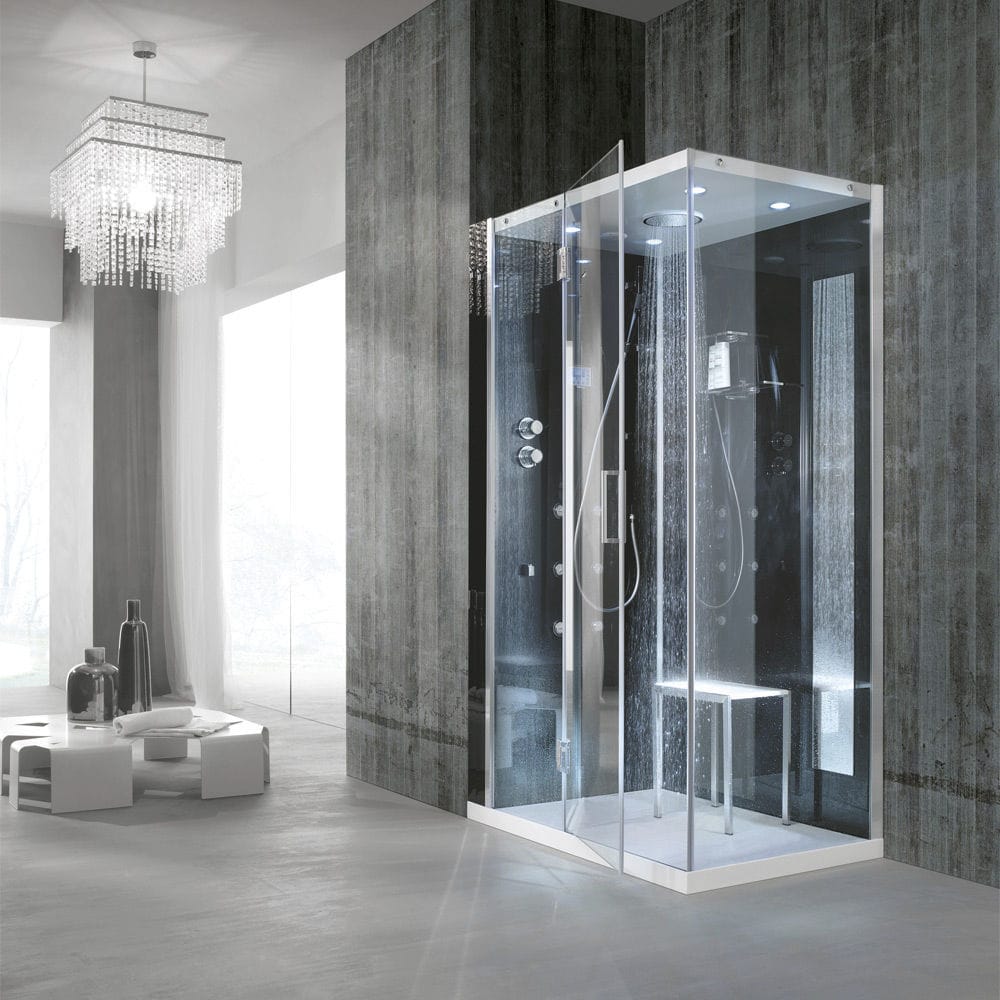 Cabine de douche à vapeur - TEMPO - HAFRO srl - multifonction / en ...