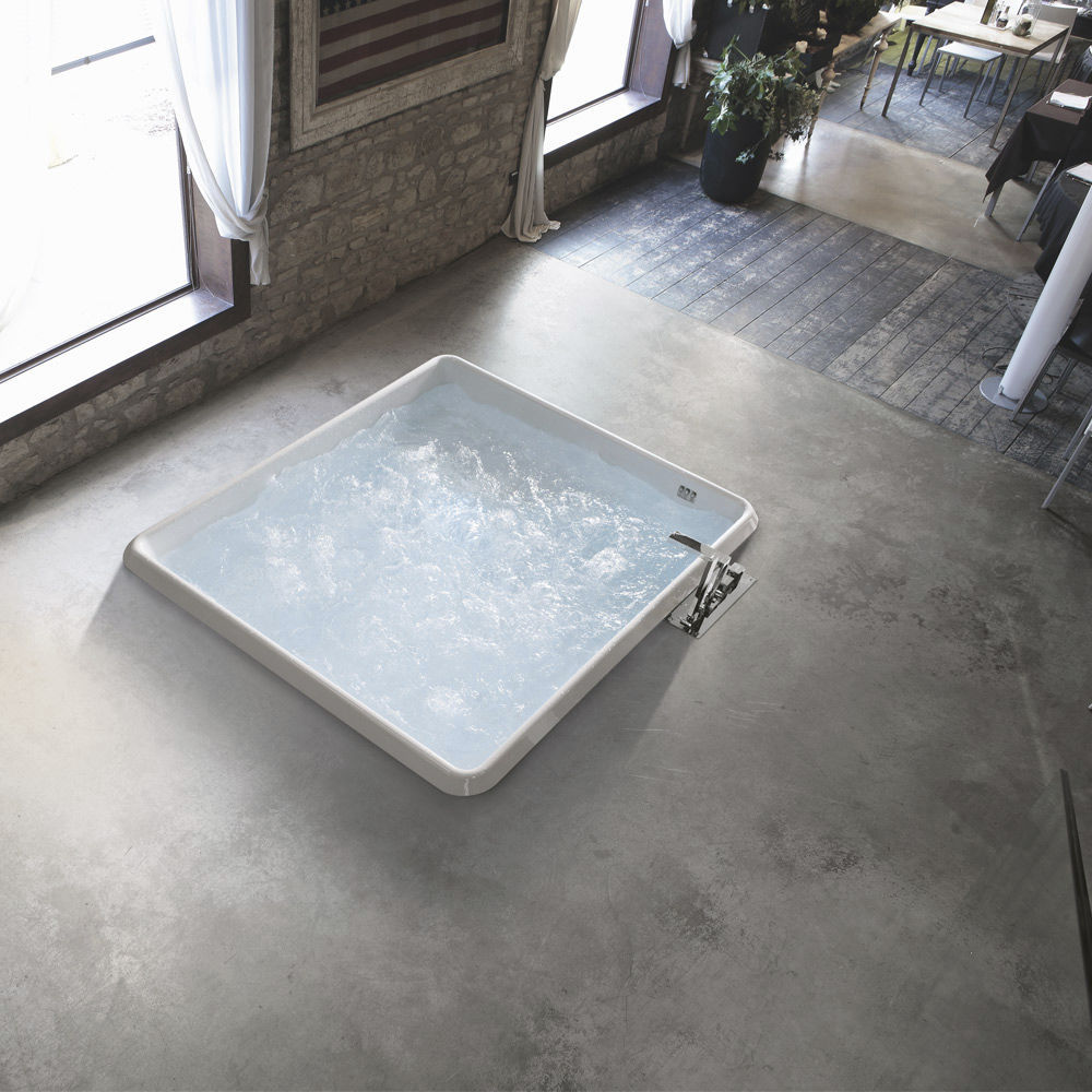Baignoire carrée - BOLLA Q INFINITY - HAFRO srl - pour habitat / en ...