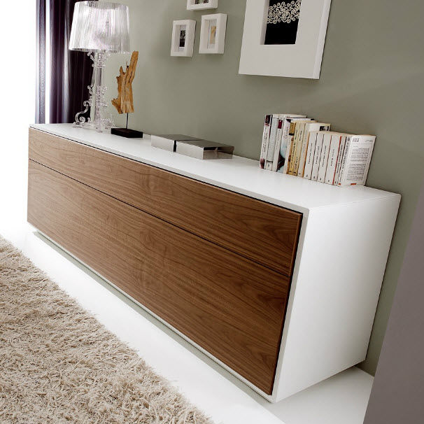 Buffet contemporain - DELTA - Arlex - en bois