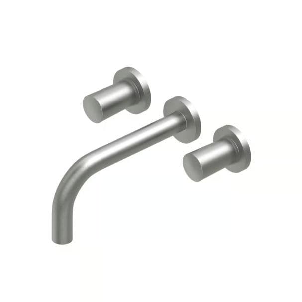 Mélangeur pour lavabo - ONO 90 02 - QUADRO - mural / en acier ...