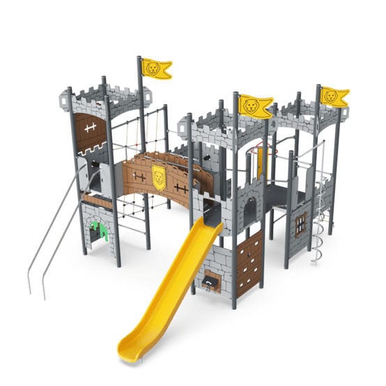 Structure de jeu pour aire de jeux - PCM212621 - KOMPAN - pour crèche ...