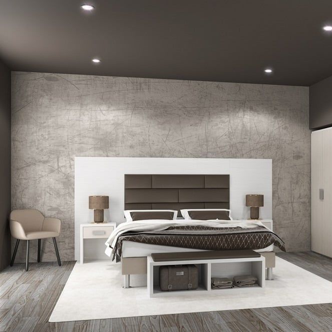 Chambre d'hôtel contemporaine - 30127 - FAS - modulable