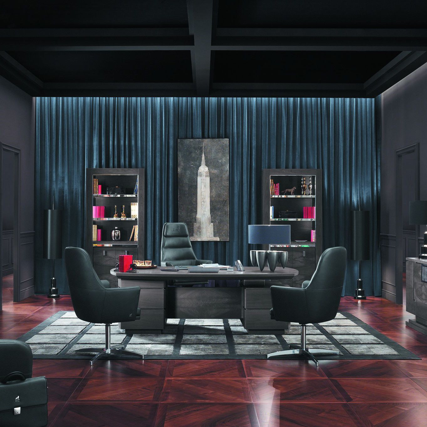 Tapis contemporain - MASTER: SQUARE - SMANIA - arabesque / en peau de ...