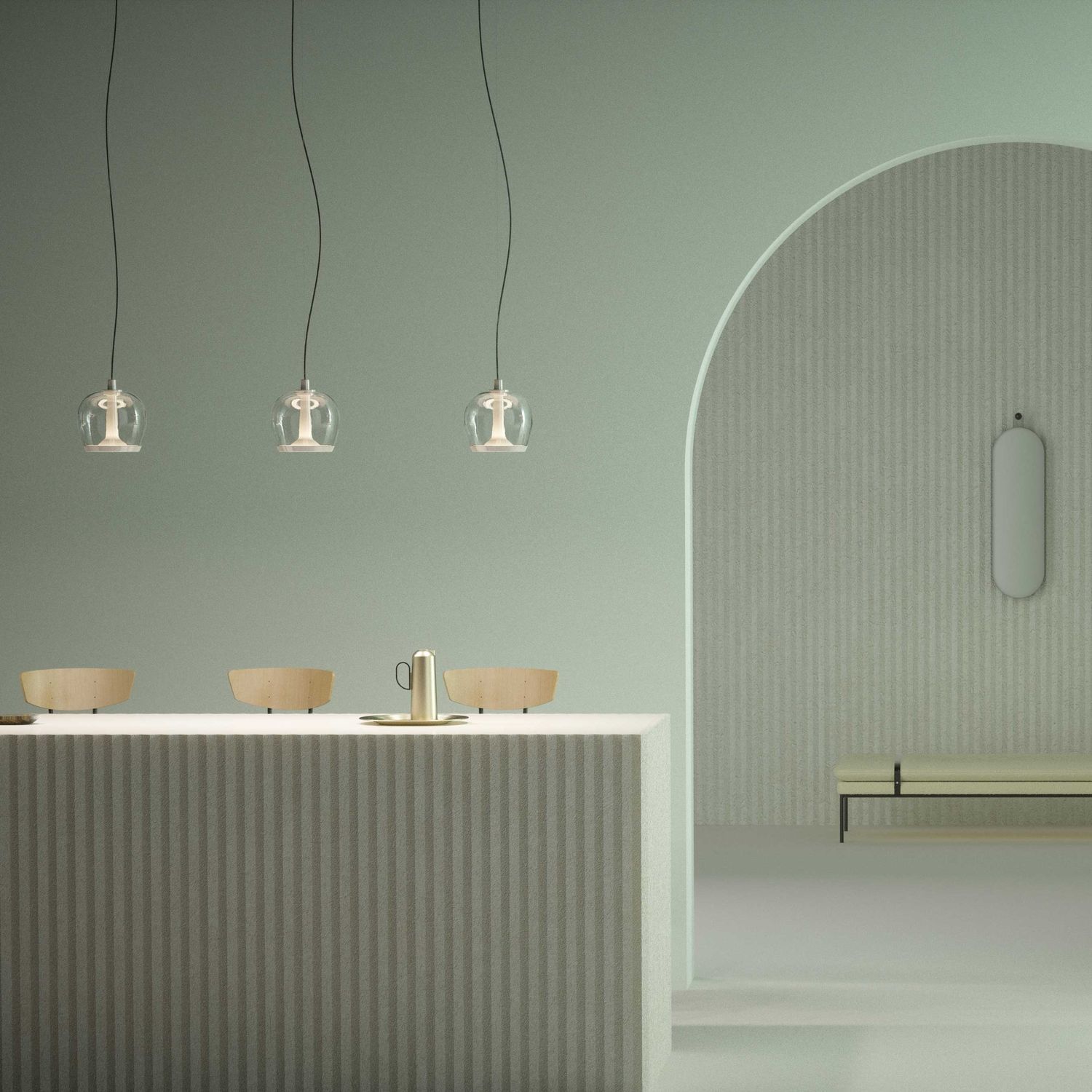 Suspension - AURELIA BOLD S 22 - Leucos srl - en métal / en verre / en ...