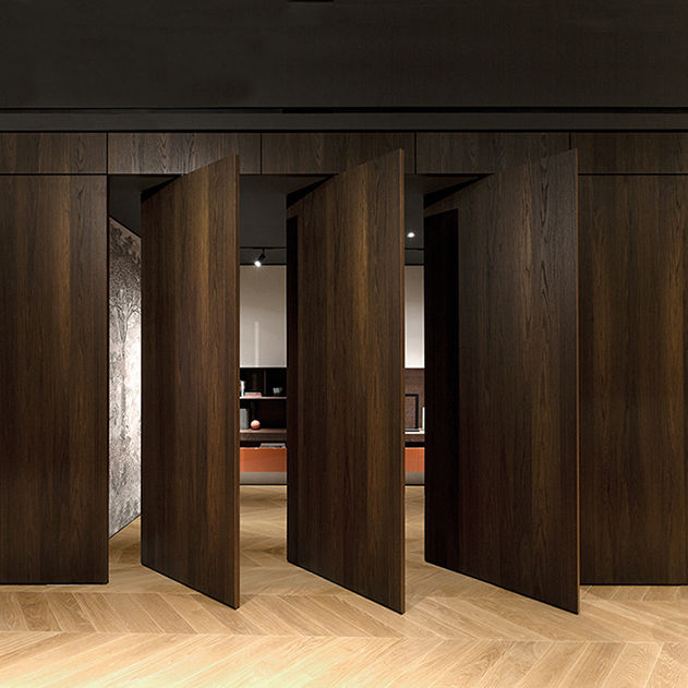 Porte à pivot - TABACCO IN - BARAUSSE - d'intérieur / en bois ...