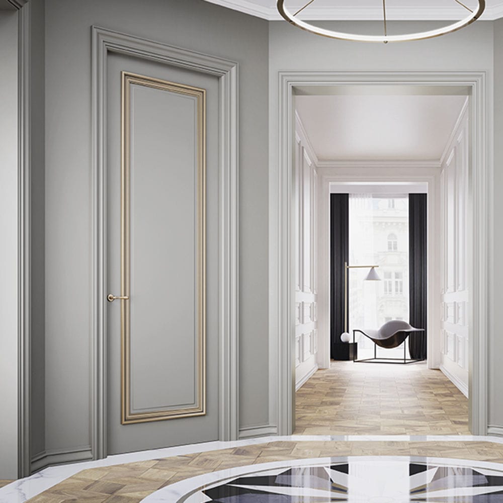 Porte d'intérieur - DOGE - BARAUSSE - en bois / battante / classique