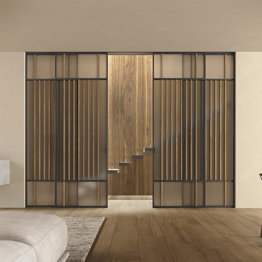 Porte d'intérieur - VOLTA CARBON TAP WI80 - BARAUSSE - en aluminium ...