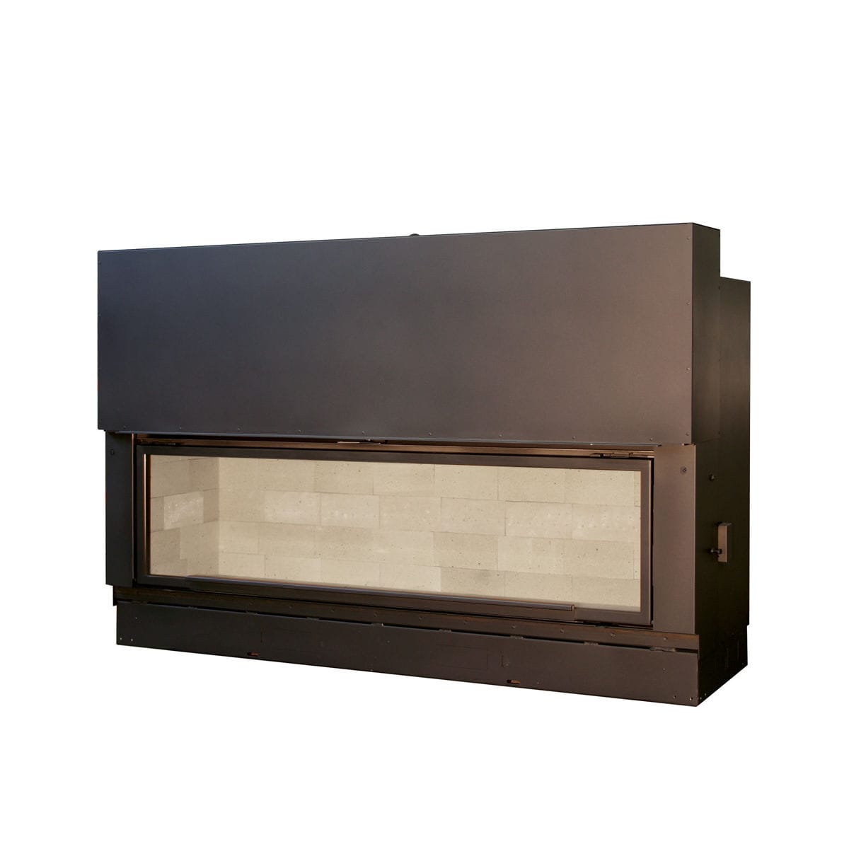 Foyer fermé à bois - H1600XXL - SEGUIN - à 1 face / double face / en acier