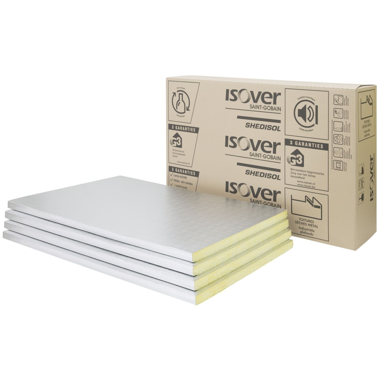 Isolant thermo-acoustique - SHEDISOL ALU - ISOVER SAINT-GOBAIN - en ...