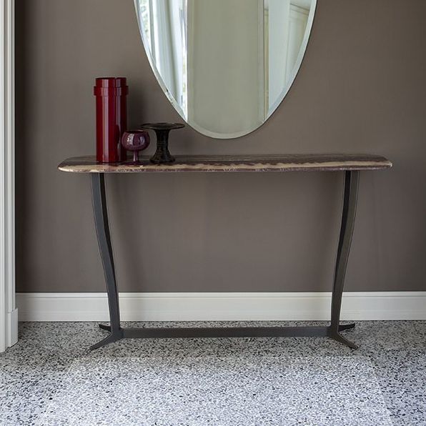 Console contemporaine - RICHARD - Alberta - en marbre / avec piètement ...