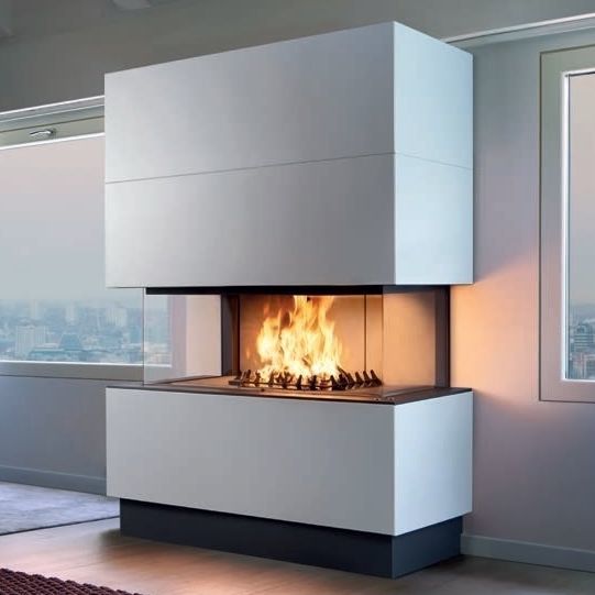 Cheminée à bois - KIEL - Piazzetta - murale / adossée / sans conduit