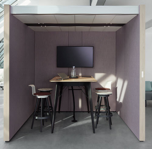 Cellule de concentration acoustique - NOOXS THINK TANK - Bene GmbH - vitrée