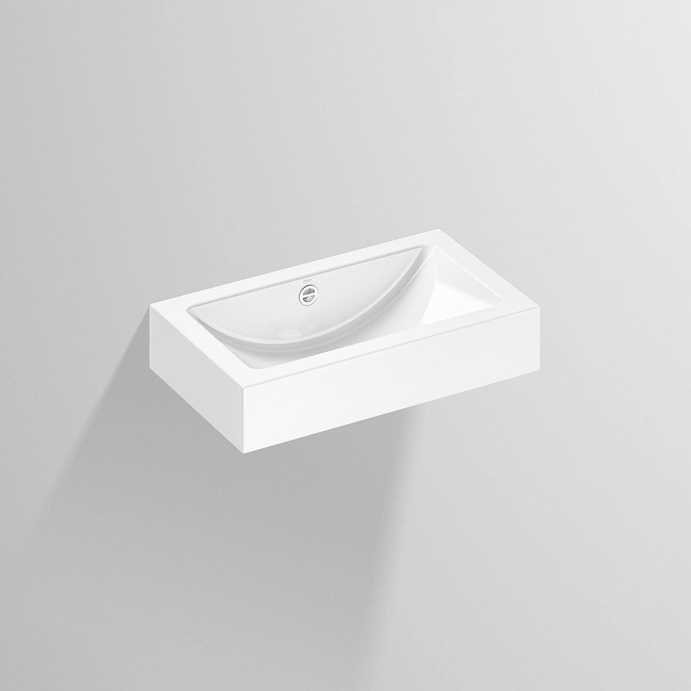 Vasque suspendue - PR series - Alape - antibactérienne / rectangulaire ...