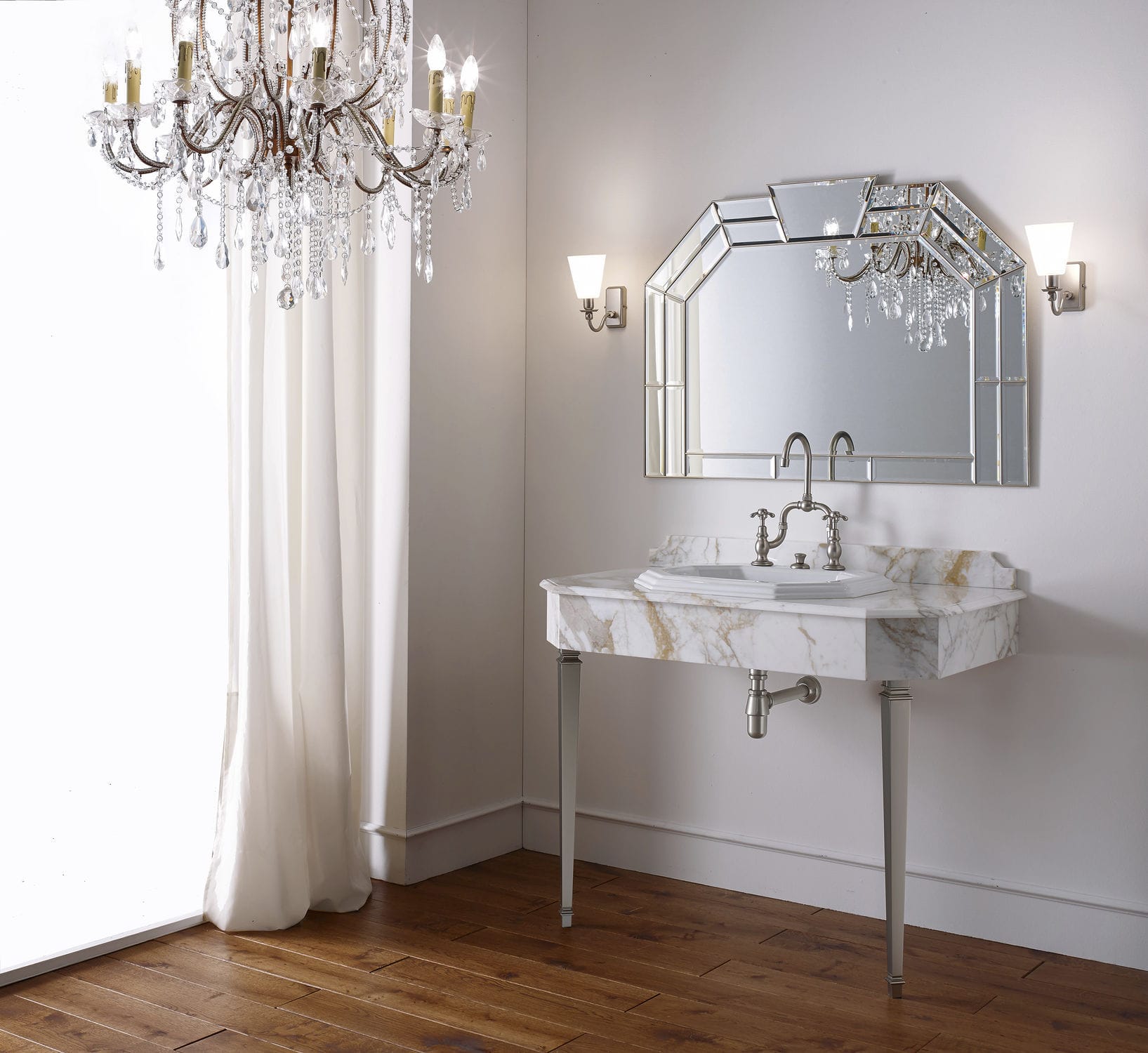 Console pour lavabo en métal - MI1475CONIO_FI137BNIO - Sbordoni - en ...