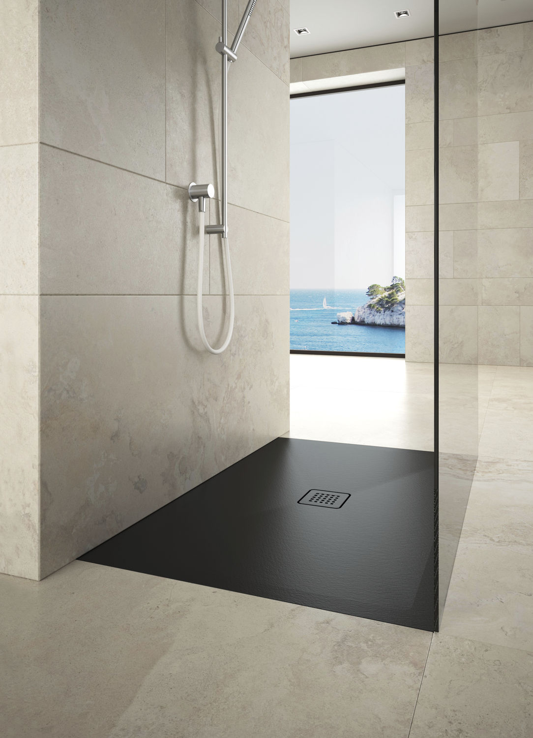 Bac à douche rectangulaire - STEP - Scarabeo Ceramiche - en céramique ...