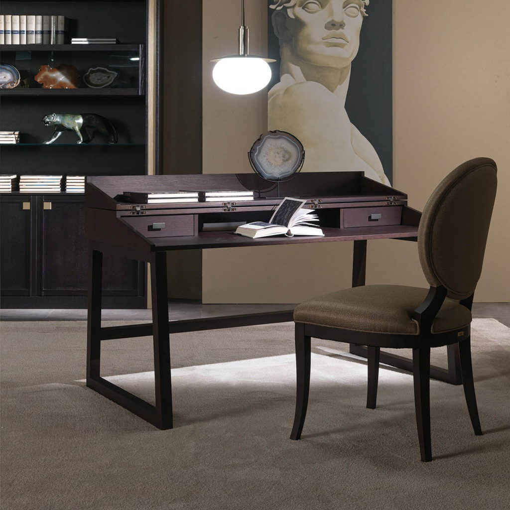 Meuble secrétaire contemporain - TIBERIO/2 - ZANABONI - en chêne / avec ...