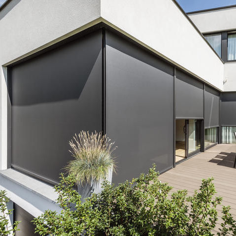 Store enrouleur - PANOVISTA® - RENSON - pour véranda / en toile / aluminium