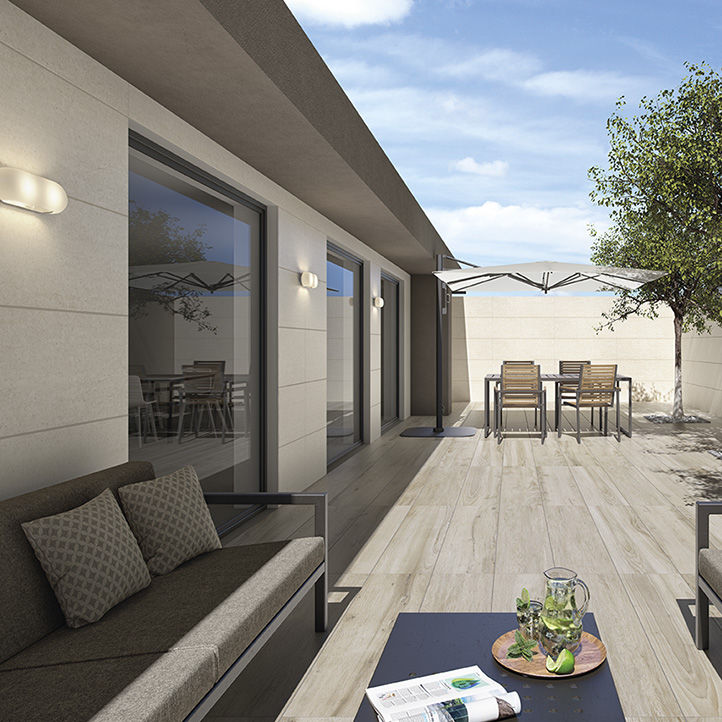 Carrelage en grès cérame - FLOW - Rocersa - mat / brillant / d'intérieur