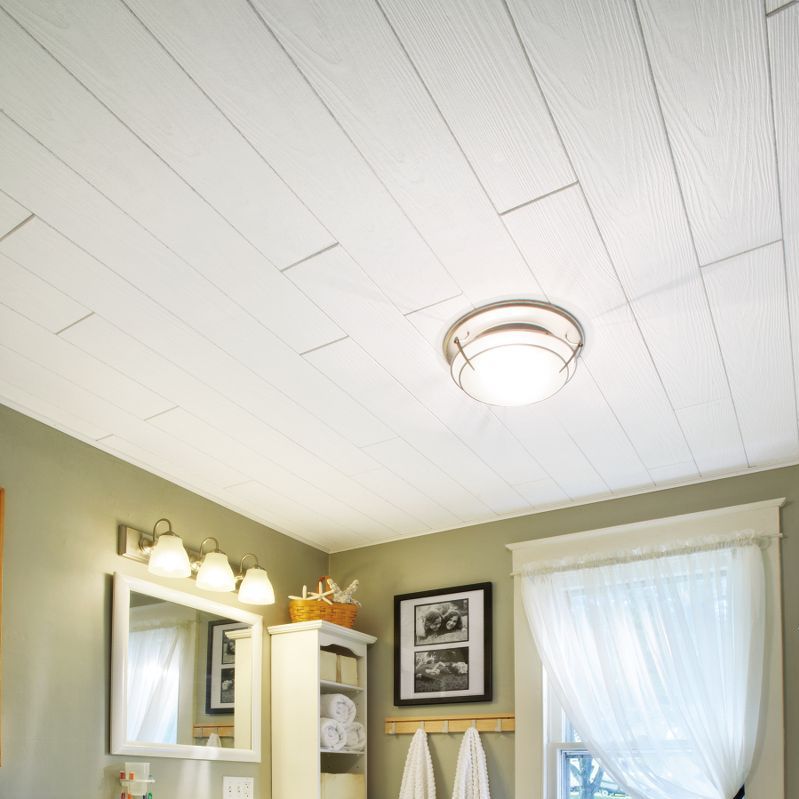 Faux-plafond en fibre minérale - COUNTRY CLASSIC PLANK WHITE ...