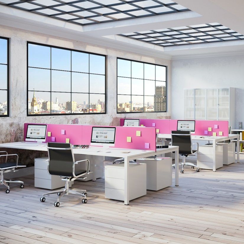 Bureau pour open space - ASTROLITE - Buronomic - en stratifié ...