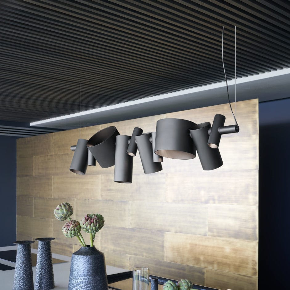 Suspension - DANCING QUEEN - Oluce - en métal / en verre / contemporaine