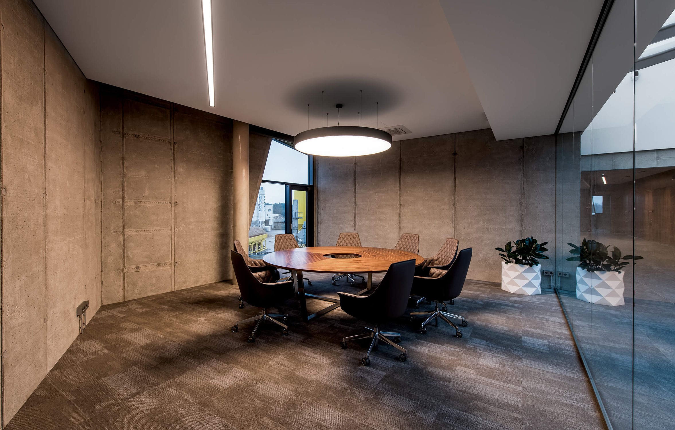 Luminaire suspendu - LONA S - Intra Lighting d.o.o. - à LED / rond / en ...